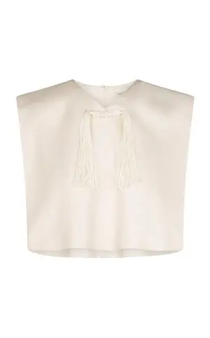 HEIRLOME Arrazola Silk Top - Ivory