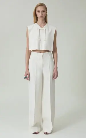 HEIRLOME Arrazola Silk Top - Ivory