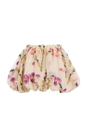Ulla Johnson Maeve Silk-blend Bubble Mini Skirt - Ivory