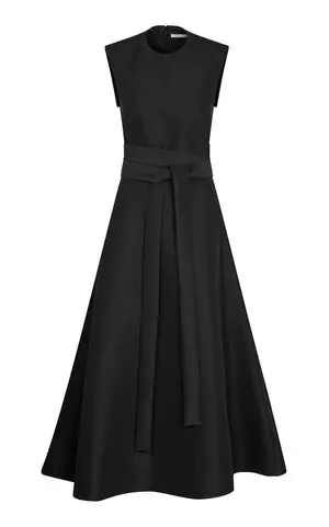 HEIRLOME Adley Silk-wool Maxi Dress
