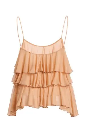 Ulla Johnson Freja Tiered Cami Top