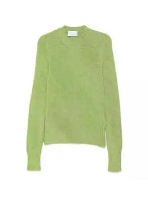 DANIELE FIESOLI Ribbed-trim Crew Neck Sweater - Green