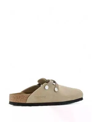 BIRKENSTOCK Blair Suede Mules - Neutrals