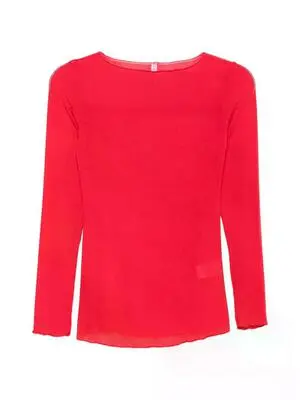 DANIELE FIESOLI Boat-neck Sweater - Red