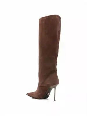 SERGIO LEVANTESI Paprika Pointed-toe Boots
