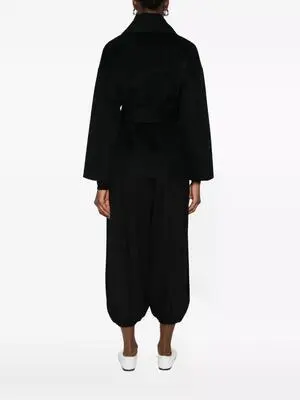SUSANNE BOMMER Belted Shawl-collar Coat