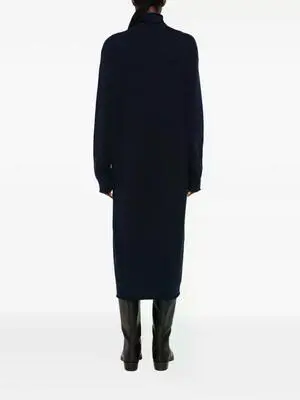 Agl Roll-neck Knitted Midi Dress
