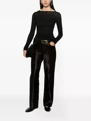 DANIELE FIESOLI Boat-neck Long-sleeve Sweater