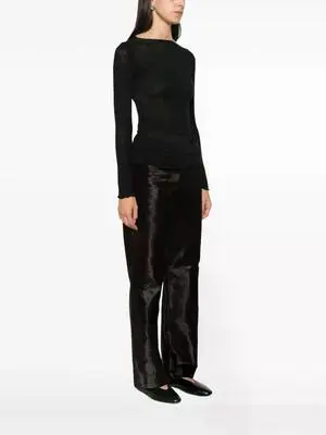 DANIELE FIESOLI Boat-neck Long-sleeve Sweater