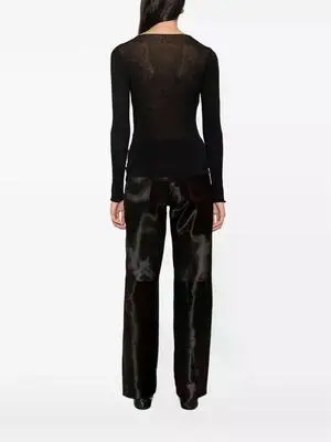 DANIELE FIESOLI Boat-neck Long-sleeve Sweater