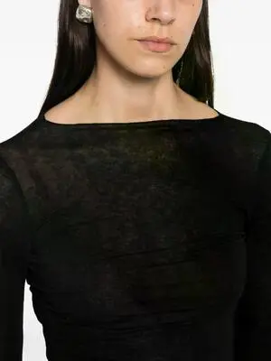 DANIELE FIESOLI Boat-neck Long-sleeve Sweater