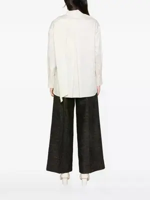 Sú Asymmetric Draped Blouse
