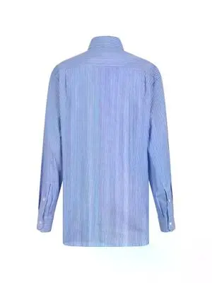 DOUUOD Vertical-stripe Long-sleeve Shirt