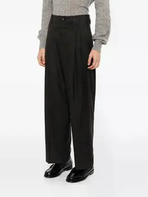 AMI Paris Striped Tailored Trousers
