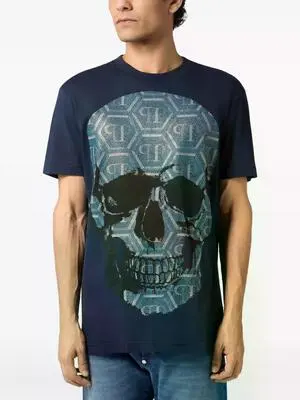 Philipp Plein Skull-monogram T-shirt