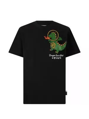 Philipp Plein Dragon Space Club Short-sleeve T-shirt - Black