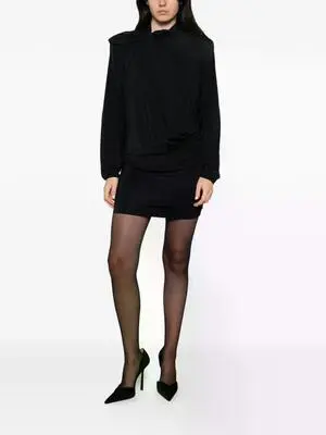 ENTIRE STUDIOS Dalters Draped Long-sleeve Mini Dress
