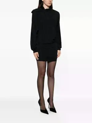 ENTIRE STUDIOS Dalters Draped Long-sleeve Mini Dress