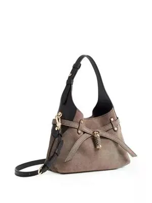Borbonese Mini B-halo Buckle-detail Tote Bag
