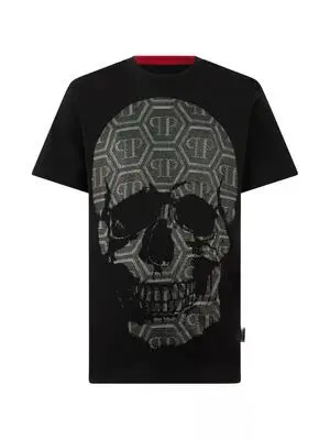 Philipp Plein Skull-monogram T-shirt