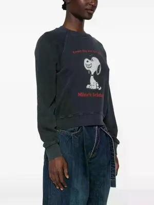 RE/DONE Graphic-print Raglan-sleeve Sweatshirt