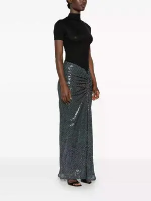 Christopher Esber Sequin-embellished Ruched Gown