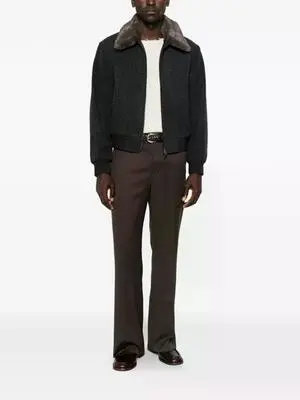TONYWACK Pressed-crease Tailored Trousers