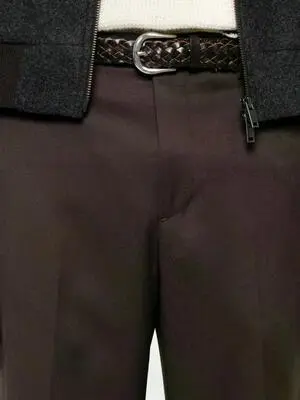 TONYWACK Pressed-crease Tailored Trousers
