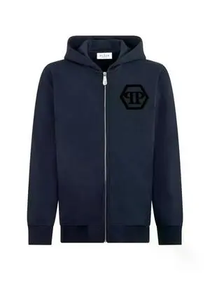 Philipp Plein Hexagon Hoodie - Blue