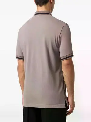 Philipp Plein Logo-plaque Tipped Polo Shirt