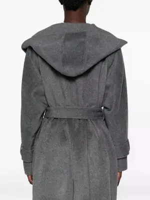 SOLOTRE Hooded Belted Coat