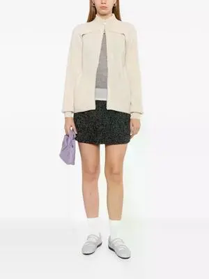 CUDDLEUP Sleeve-cape Cardigan - Neutrals