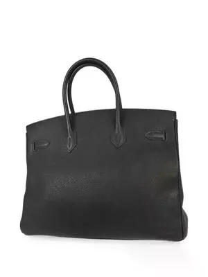 Hermès 2004 35 Birkin Tote Bag - Black