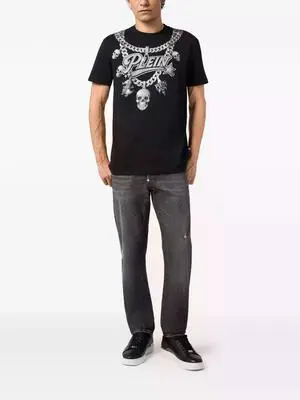 Philipp Plein Chains-print T-shirt