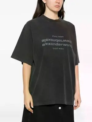 Alexander Wang Logo-print Cotton T-shirt