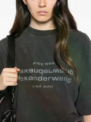 Alexander Wang Logo-print Cotton T-shirt