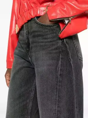 Sandro Faded Raw-cut Jeans
