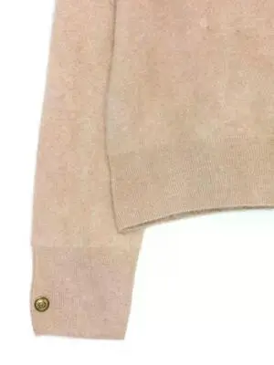 Majestic Filatures Button-cuff Crew-neck Sweater
