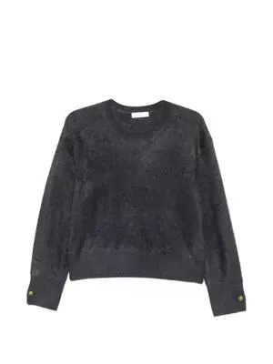 Majestic Filatures Button-cuff Knitted Sweater