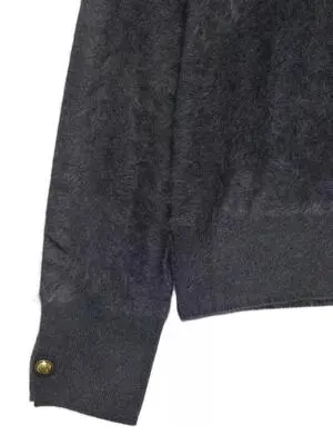 Majestic Filatures Button-cuff Knitted Sweater