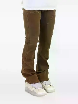 FLANEUR Carpenter Flared Jeans - Brown