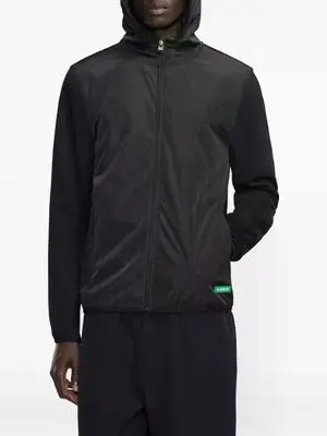 FLANEUR Badge Technical Panelled Zip-up Jacket