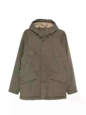 MASSIMO OSTI STUDIO Logo-patch Military Jacket - Green