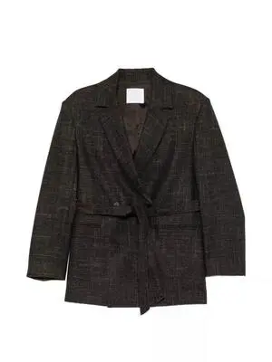 Sú Belted Double-breasted Blazer