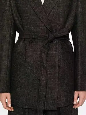 Sú Belted Double-breasted Blazer