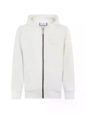 Philipp Plein Hexagon Zip-up Hoodie - Neutrals