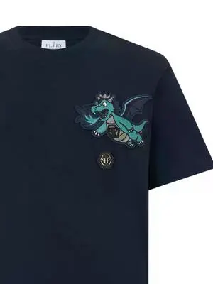 Philipp Plein Dragon-patch T-shirt