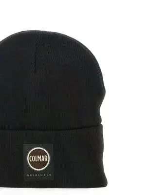 COLMAR Ribbed Logo-patch Beanie Hat