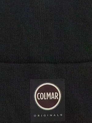 COLMAR Ribbed Logo-patch Beanie Hat