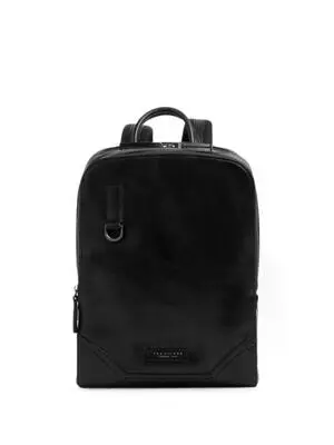 THE BRIDGE Matteo Leather Backpack - Black